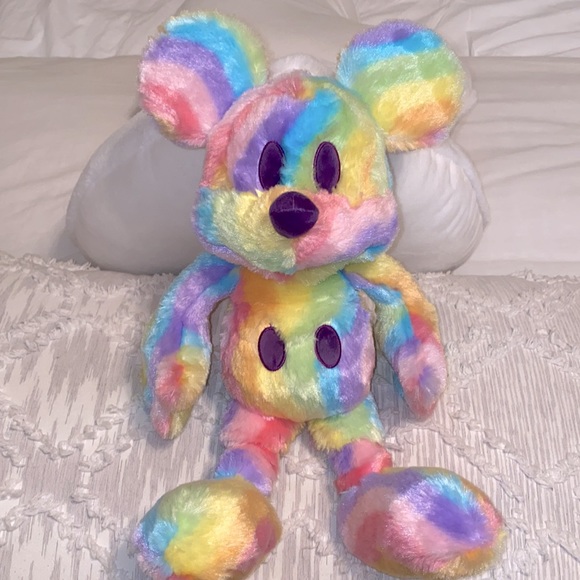 Disney | Other | 6 Pastel Rainbow Mickey Mouse Plush | Poshmark